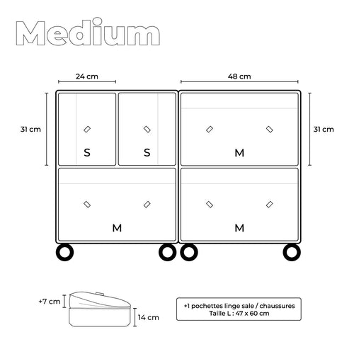 Pack Valise Medium Réparable à L'infini